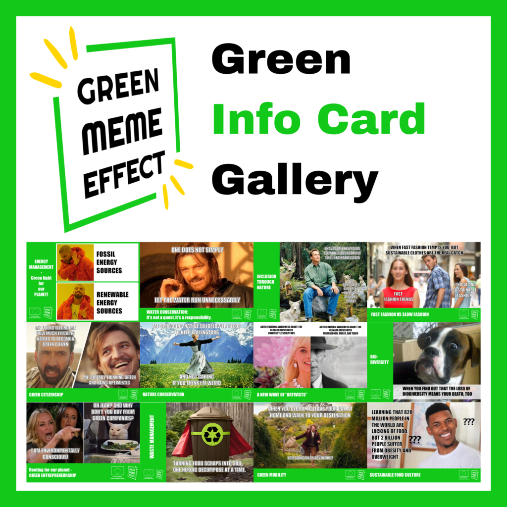 E.N.T.E.R. - GREEN MEME EFFECT - Info Card Gallery